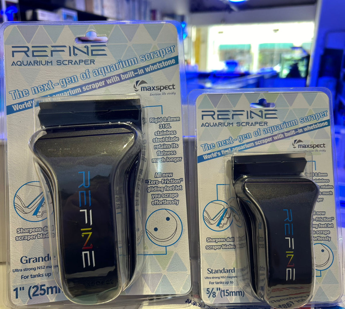 Maxspect Refine Aquarium Scraper - Freshwater & Saltwater – DE Aquatic