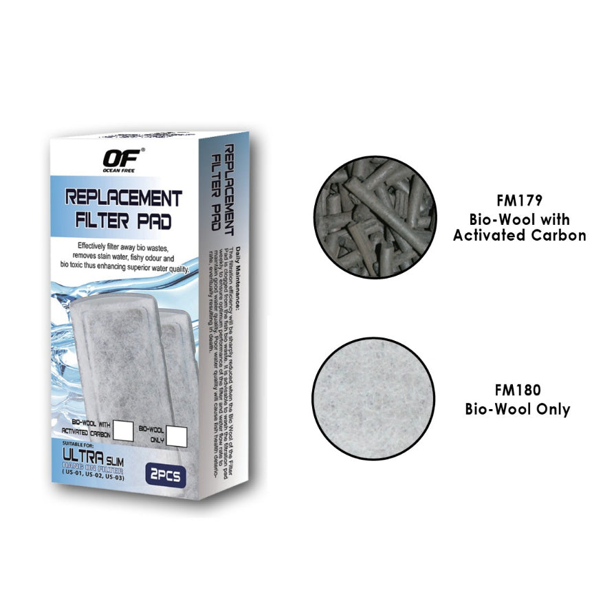 Ocean Free replacement filter pad - 2 filter pad – DE Aquatic